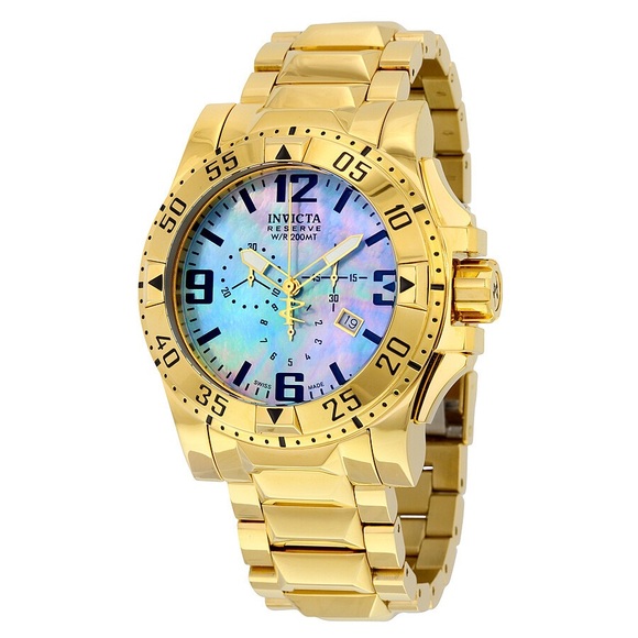 Invicta | Accessories | Invicta Reserve Excursion 6257 Mens Gold ...